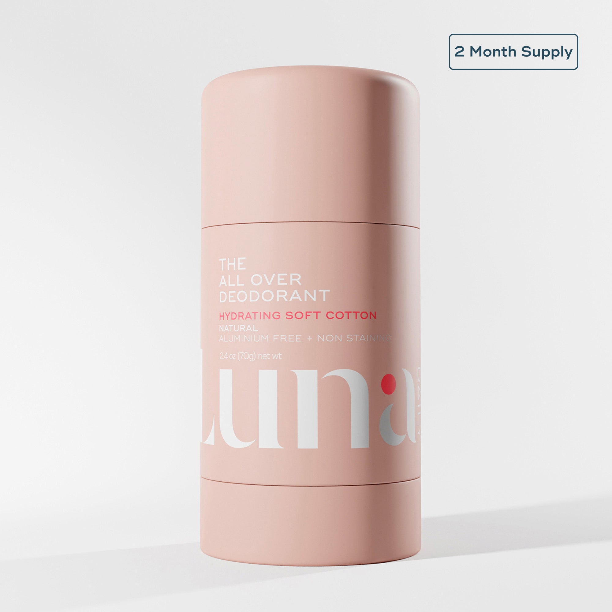 The All Over Deodorant™- Hydrating Soft Cotton – Luna Daily