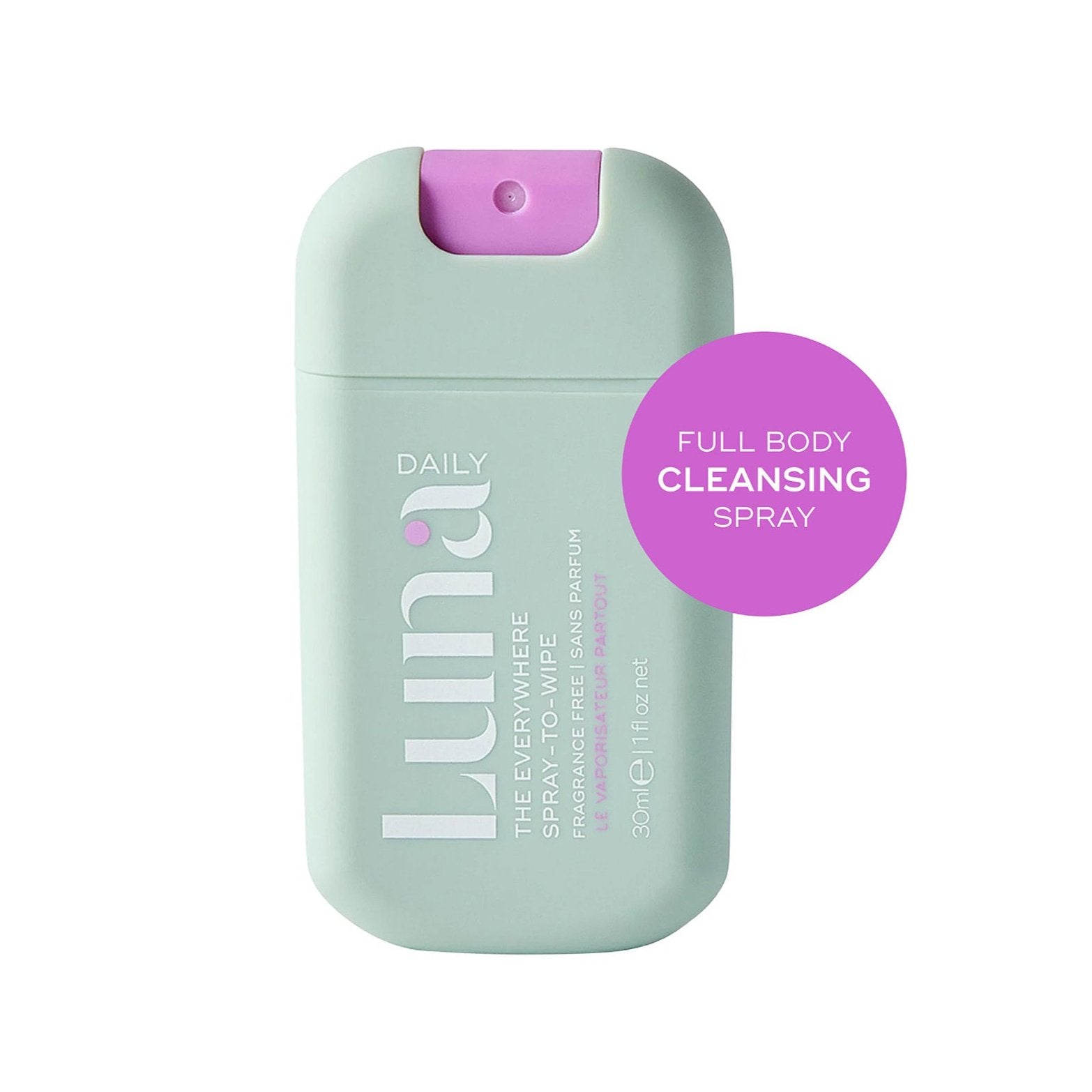 FRAGRANCE-FREE EVERYWHERE SPRAY-TO-WIPE MINI | Pocket-Sized Cleansing ...